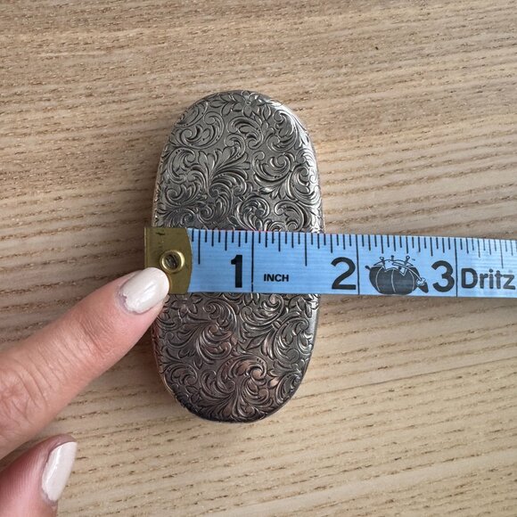 Makeup | Antique Sterling Silver 565 Compact Makeup Case Gw 935 Stamp ...